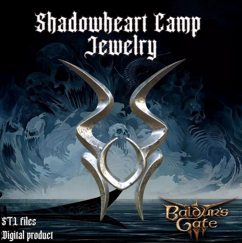 Desire FX 3d models | Shadowheart Camp Jewelry Baldurs Gate 3 3D print ...
