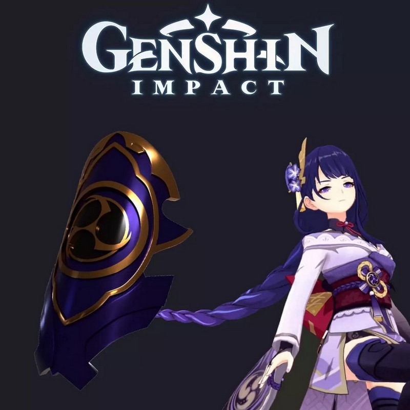 Desire FX 3d models | Genshin Impact Raiden Shogun Shoulder Pad 3D ...