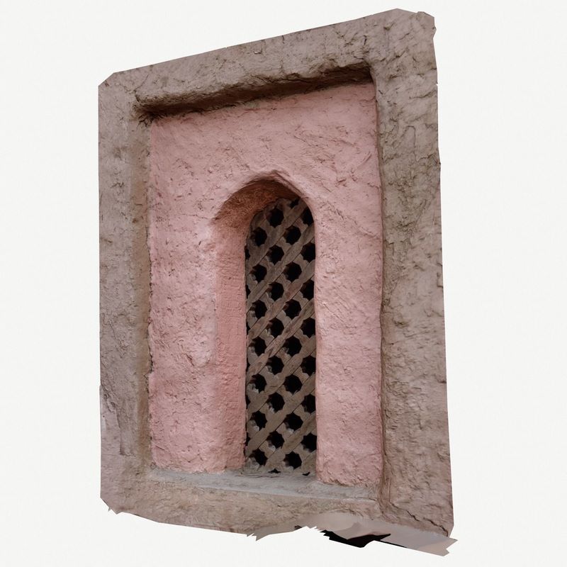 Desire FX 3d models | Medieval Nomad Building Window Low-poly 3D model