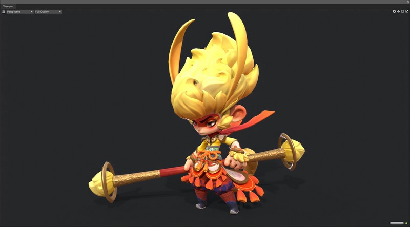 Desire FX 3d models | Monkey Low-poly 3D model
