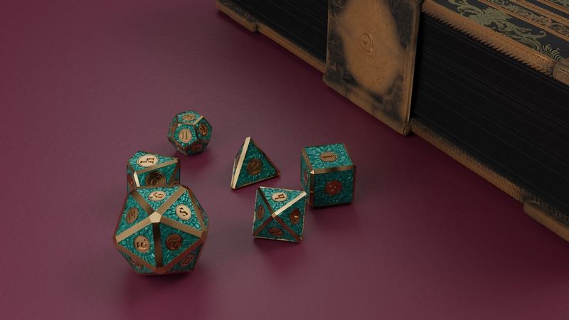 Desire FX 3d models | Dice set Zelda Tears of the Kingdom 3D print model