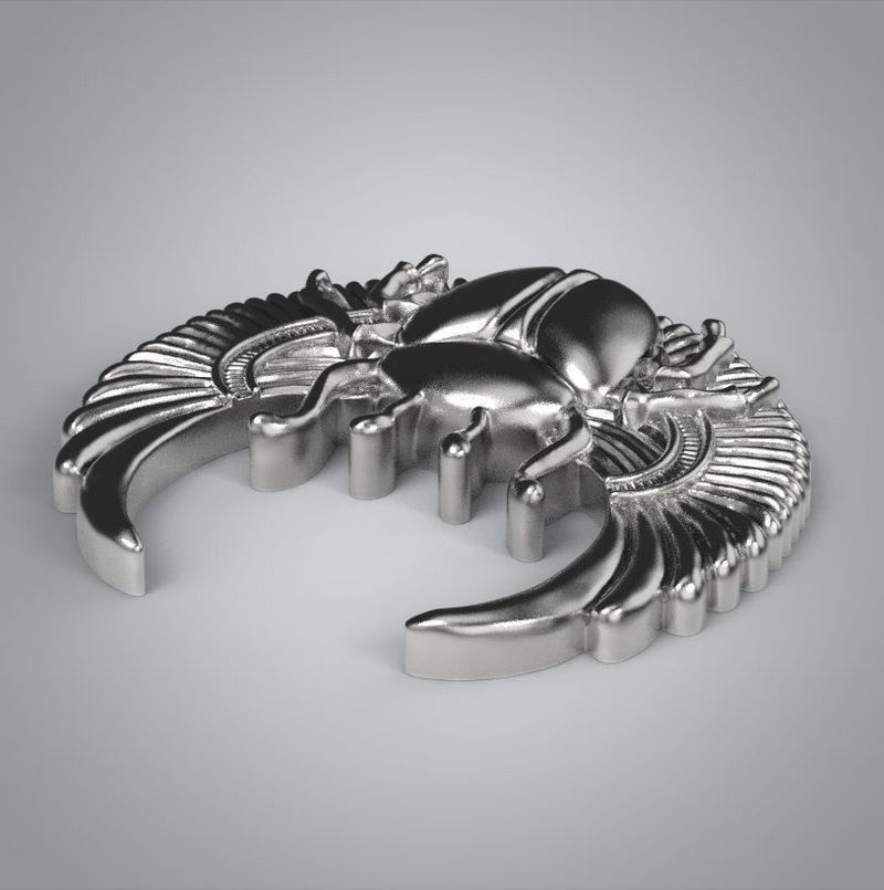Desire FX 3d models | Scarab relief 3d model for 3d printing 3D print ...