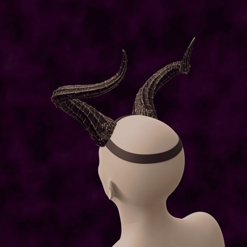 Desire FX 3d models | Fantasy Cambion Devil Horns Set Baldurs Gate 3 3D ...