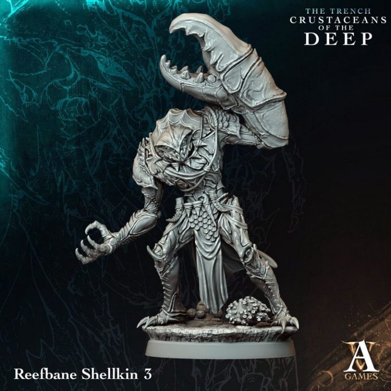 Desire FX 3d models | Archvillain Games – The Trench – Crustaceans of ...