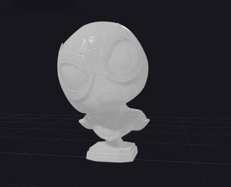 Desire FX 3d models | Baby Spidey Big Head Bust – 3D Print Model
