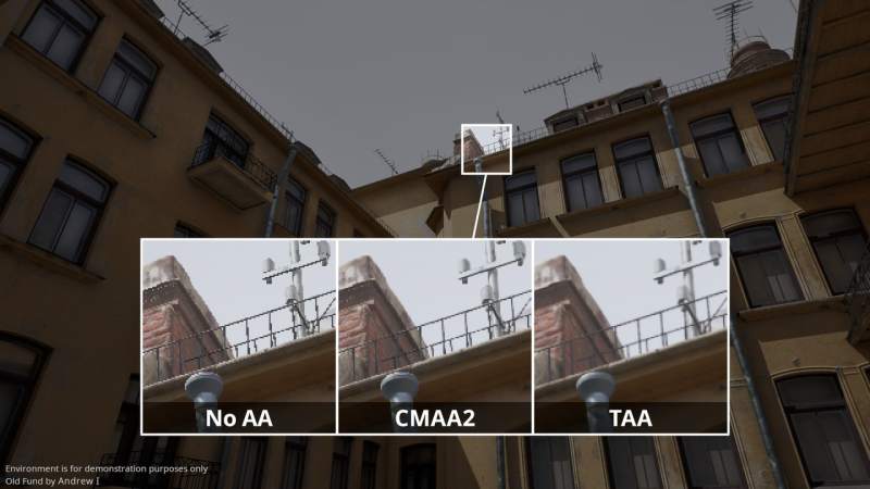 Desire FX 3d models | CMAA2 (Anti-Aliasing) – Unreal Engine