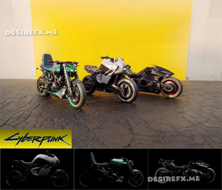 Desire FX 3d models | Cyberpunk 2077 Sportsbikes Collection