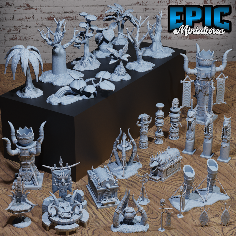 Desire FX 3d models | Epic Miniatures – Safari Tour Set – Wild Animal ...