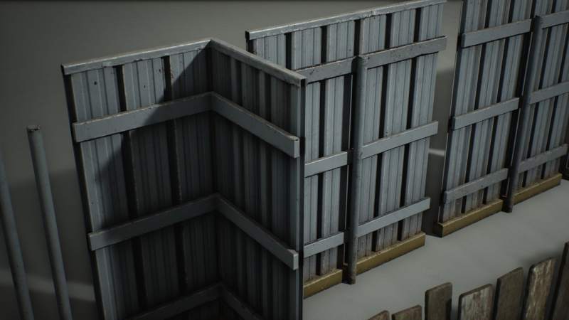 Desire FX 3d models | Fences VOL.4 – Old Fences Modular (Nanite and Low ...
