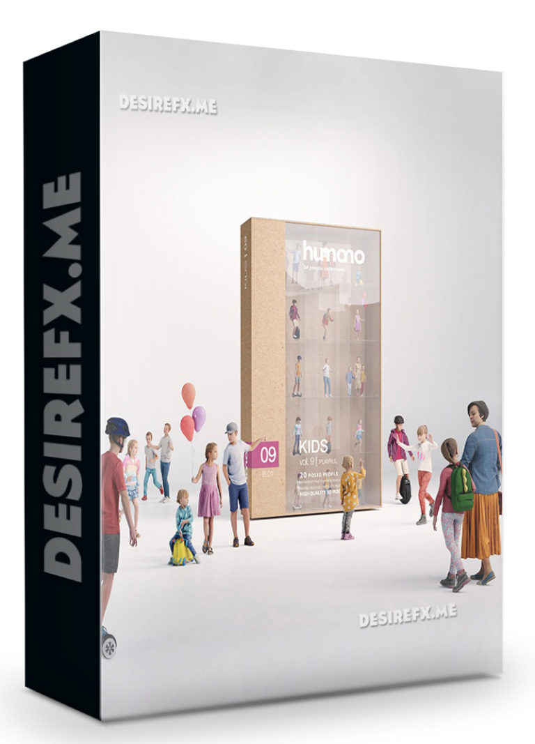 Desire FX 3d models | Humano – Vol.09 Kids