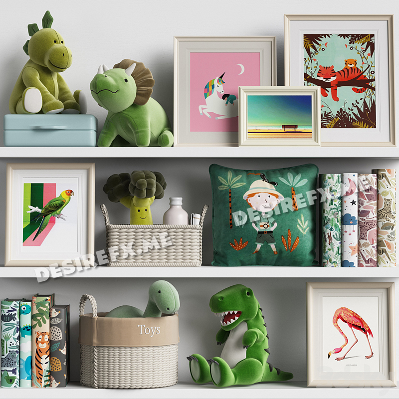 Desire FX 3d models | Kids Room Decor 37 – 3D Model