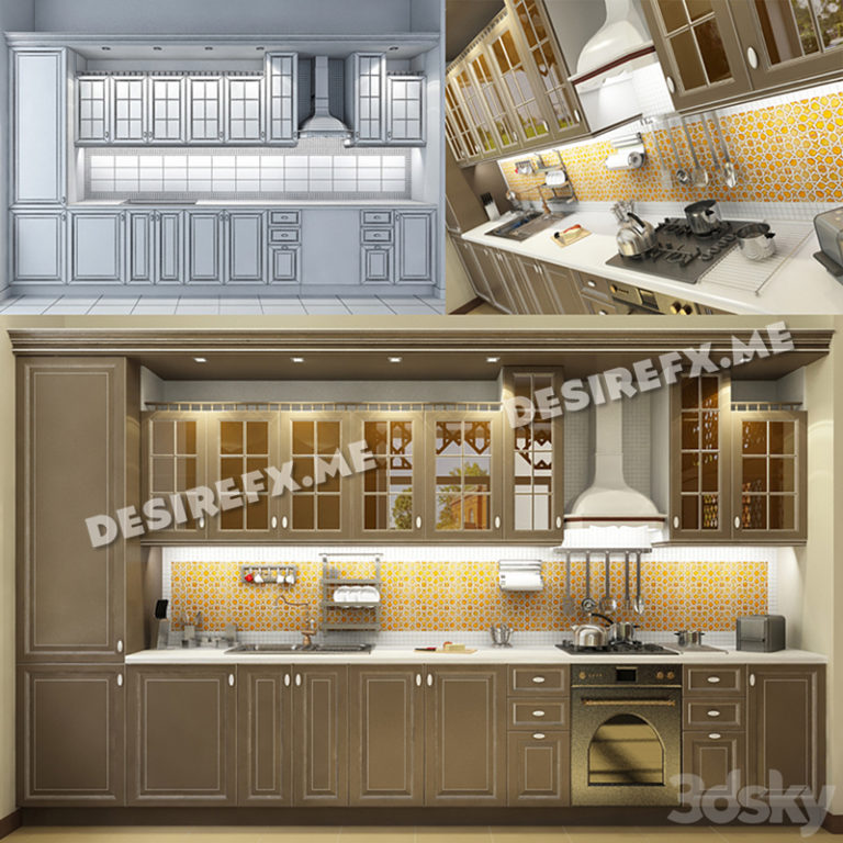 Desire FX 3d models | Kitchen set – 3D Model