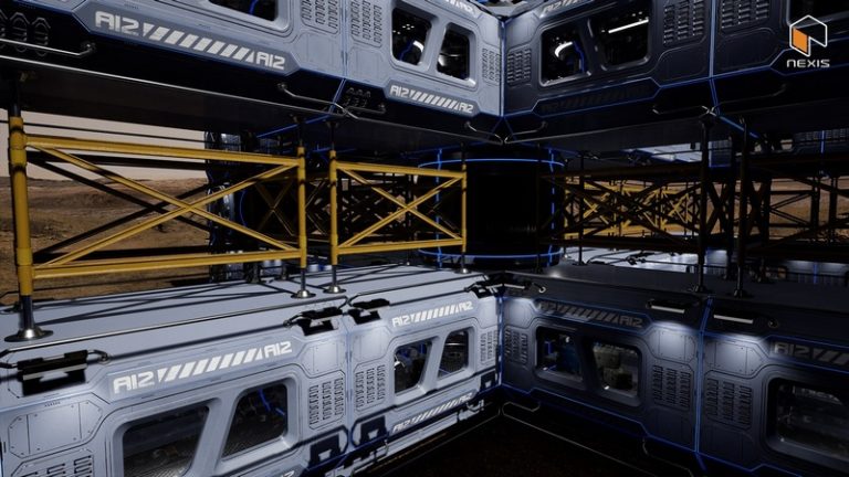 Desire FX 3d models | Modular Sci Fi Orion Mars Corridors – Unreal Engine