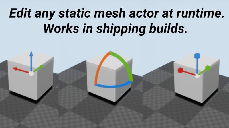 Desire FX 3d models | Runtime Gizmo (Transform Tool) – Unreal Engine