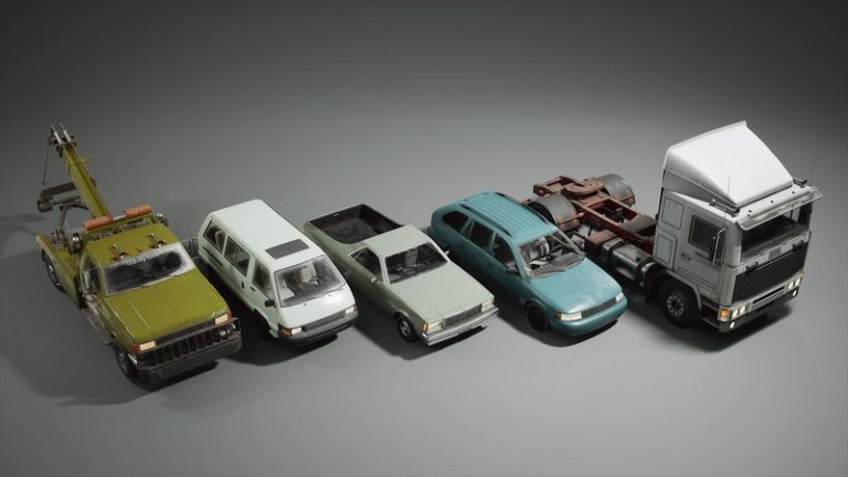 Desire FX 3d models | Vehicles VOL.4 – Retro Cars – Unreal Engine