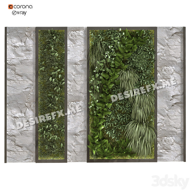 Desire FX 3d models | Vertical plant 156 – 3D Model