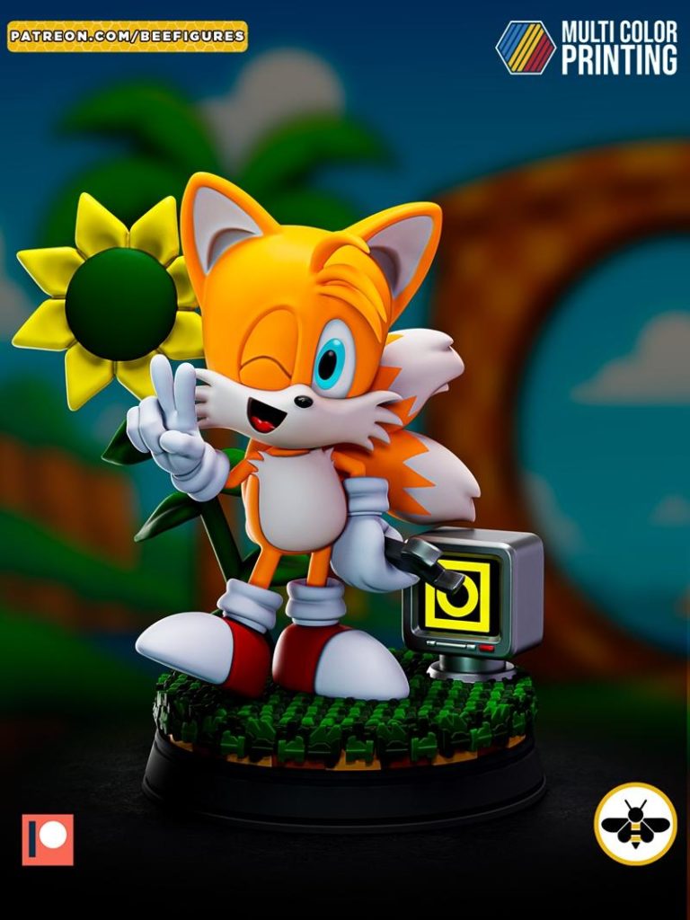 Desire FX 3d models | Bee Figures – Tails – Sonic Classic – 3D Print ...