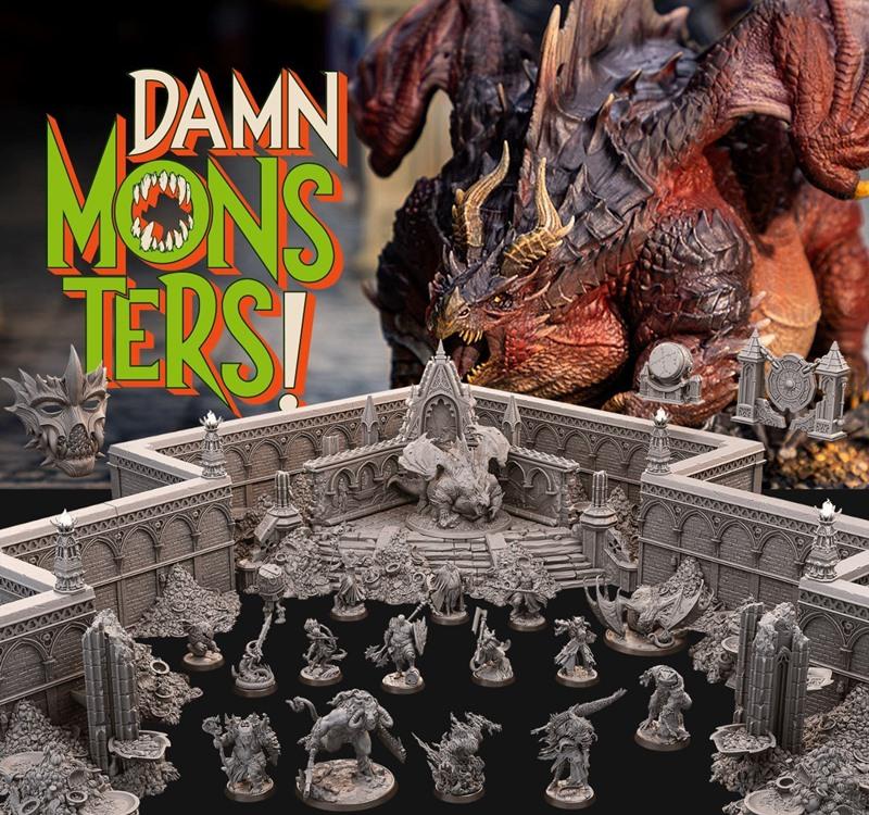 Desire FX 3d models | Loot Studios – Damn Monsters – 3D Print Model STL