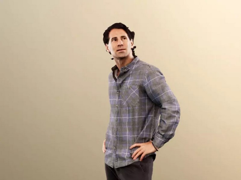Desire FX 3d models | Standing Casual Man low-poly 3d model