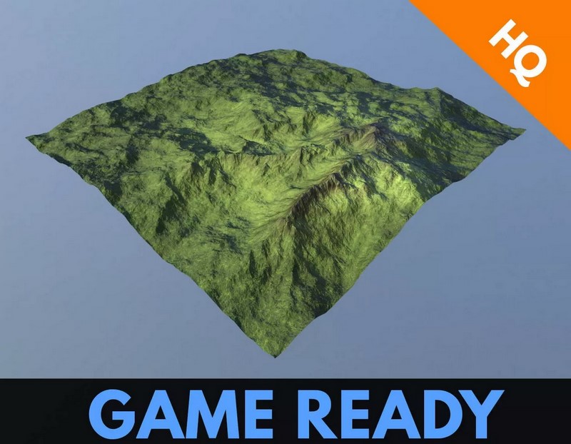 Desire FX 3d models | Terrain Hills Landscape Mountain Environment ...