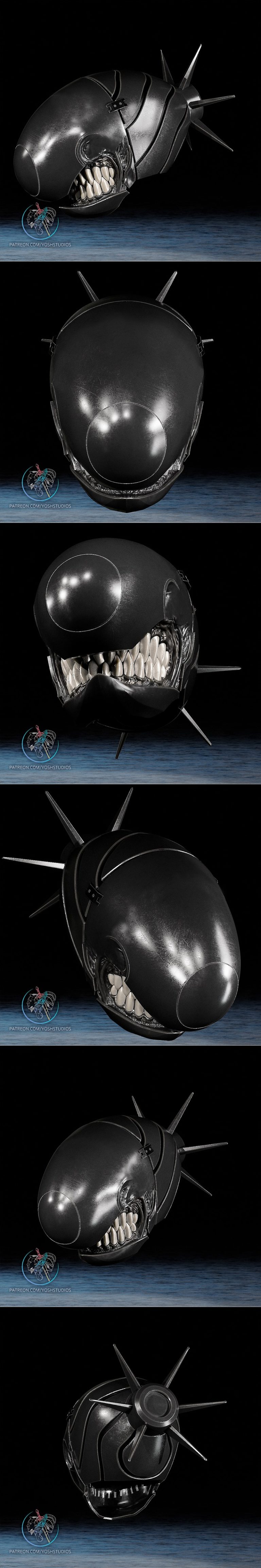 Desire FX 3d models | Reze Arc Bomb Girl Helmet – 3D Print Model STL