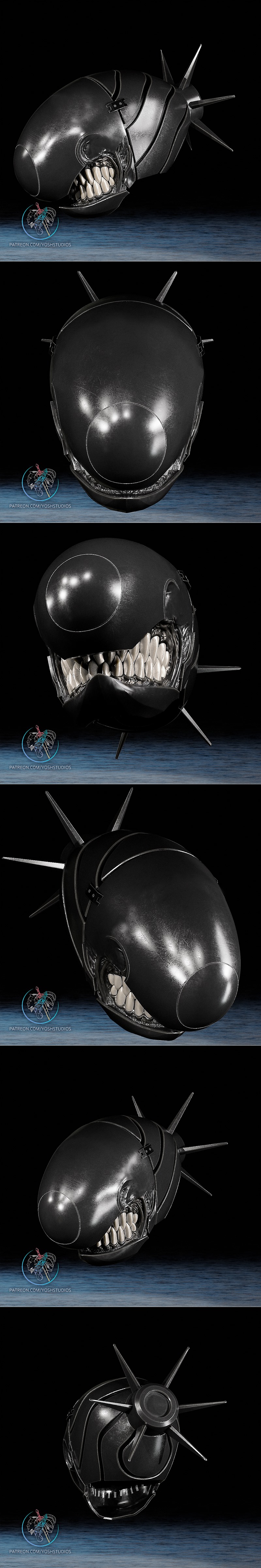 Desire FX 3d models | Reze Arc Bomb Girl Helmet – 3D Print Model STL