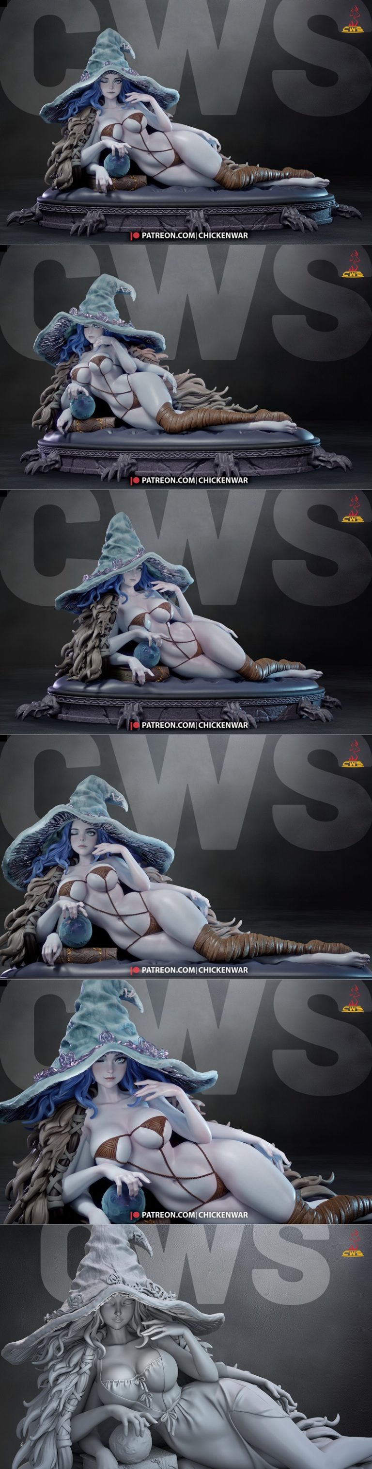 Desire FX 3d models | CW Studio – Elden Ring – Ranni – 3D Print Model STL