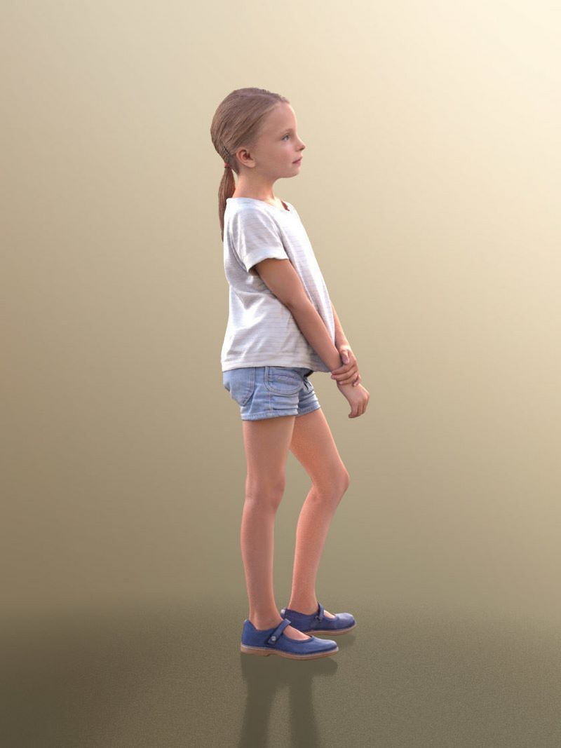 Desire FX 3d models | Casual Girl Standing 3D model