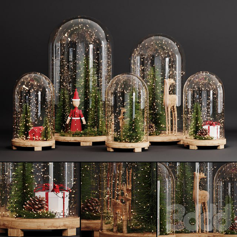 Desire FX 3d models | Christmas set, New Year – 3D Model