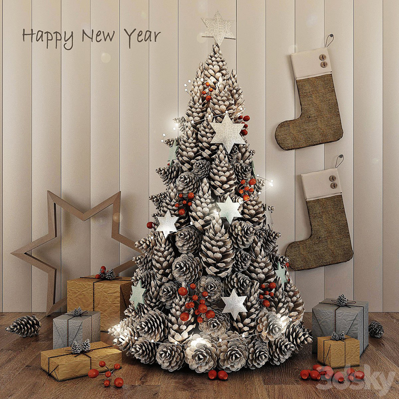 Desire FX 3d models | Christmas set, New Year – 3D Model