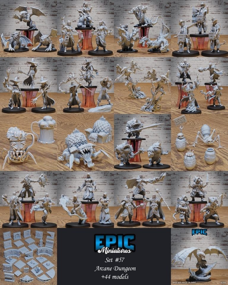 Desire FX 3d models | Epic Miniatures – Arcane Dungeon Set – Magic and ...