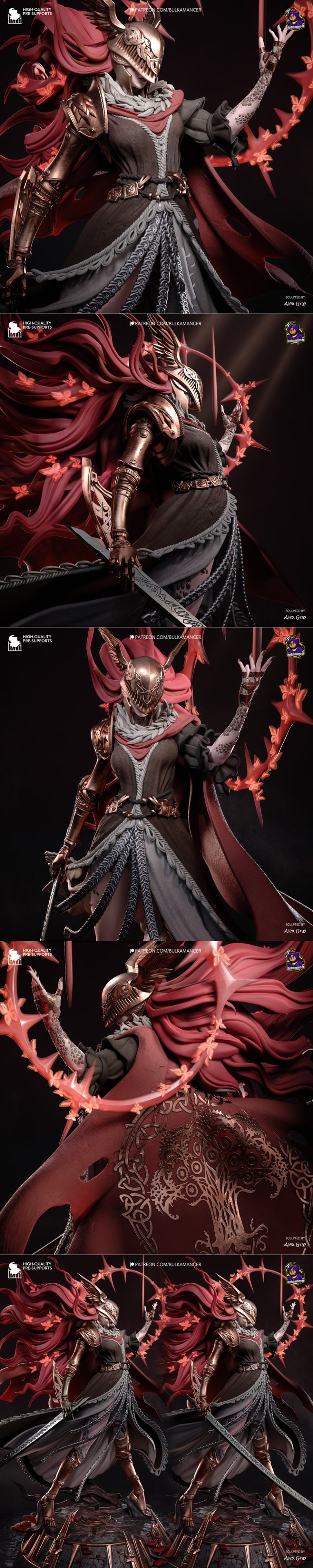 Desire FX 3d models | Bulkamancer Sculpts – Malenia – 3D Print Model STL