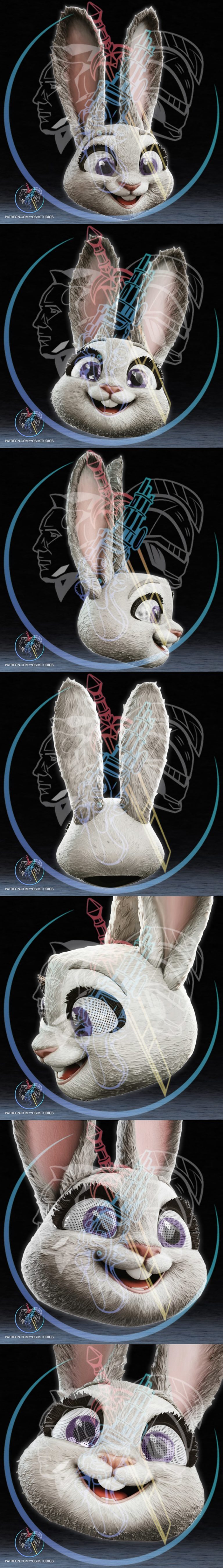Desire FX 3d models | Judy Hopps Mask – 3D Print Model STL