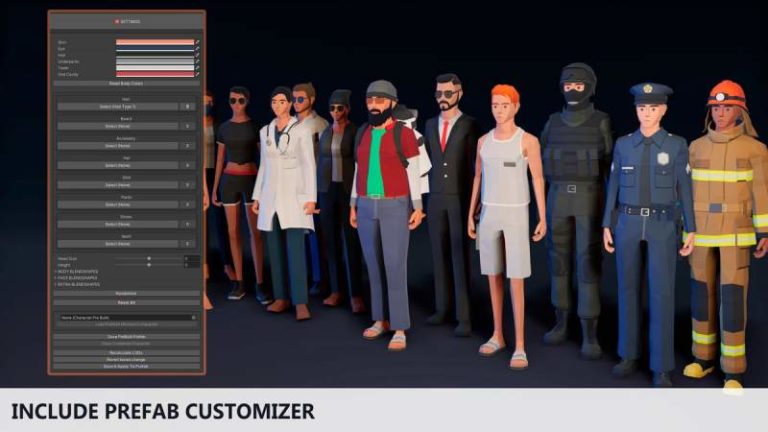 Desire FX 3d models | Advanced People Pack 2 – Unity