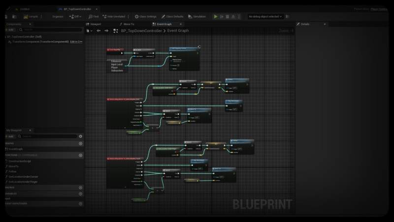Desire FX 3d models | RGB Nodes – Animated Blueprint Wires – Unreal Engine
