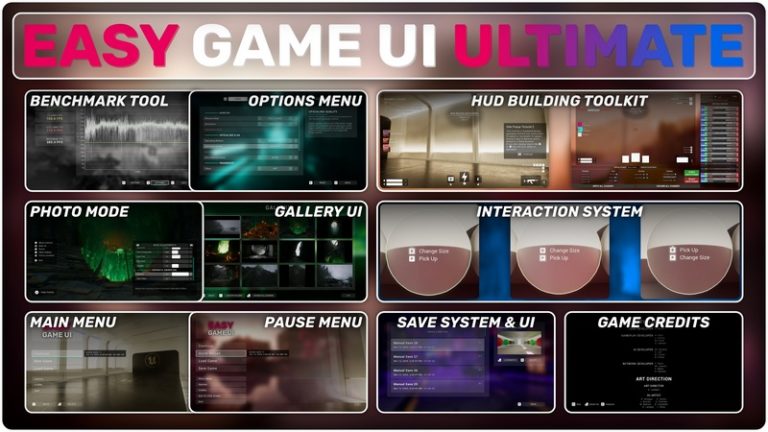 Desire FX 3d models | Easy Game UI Ultimate – Unreal Engine