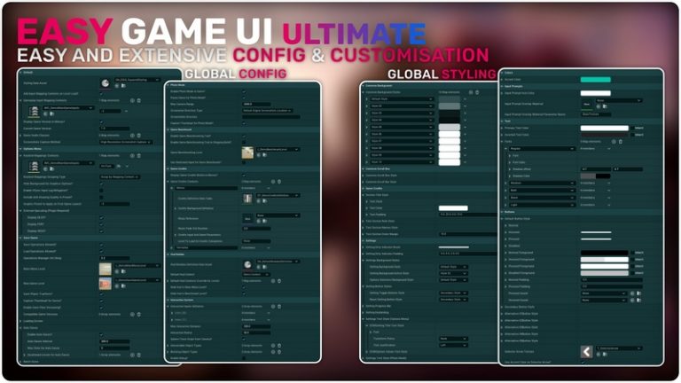 Desire FX 3d models | Easy Game UI Ultimate – Unreal Engine