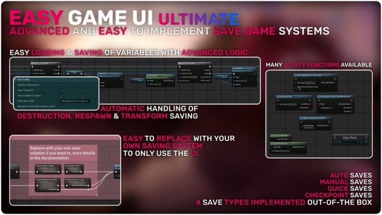 Desire FX 3d models | Easy Game UI Ultimate – Unreal Engine