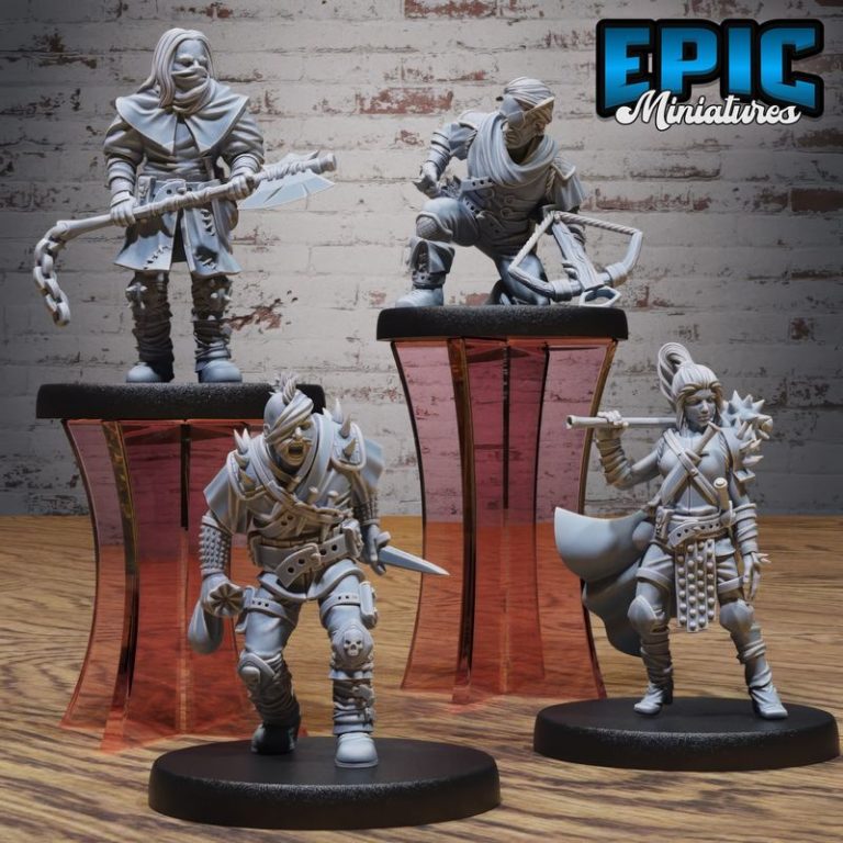 Desire FX 3d models | Epic Miniatures – Wild Bandits Set – Bandit and ...
