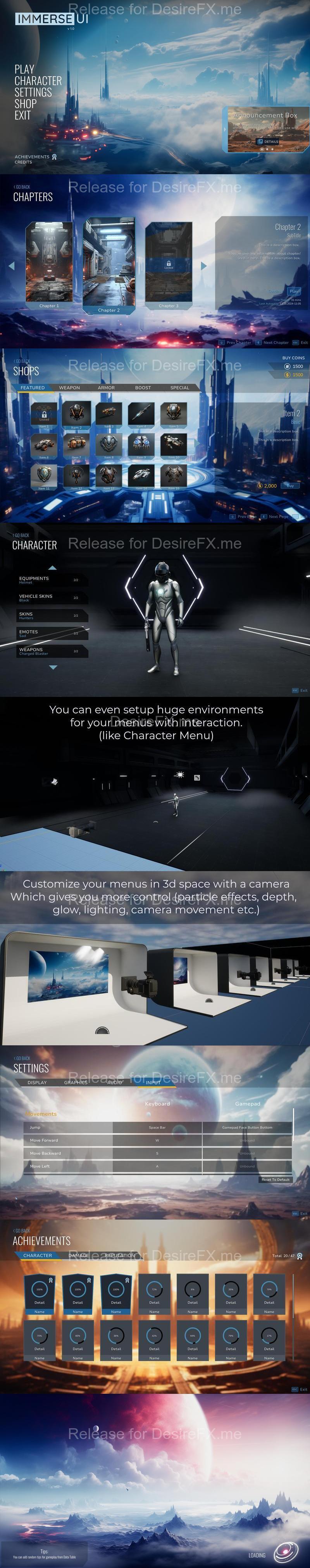 Desire FX 3d models | Unreal Engine