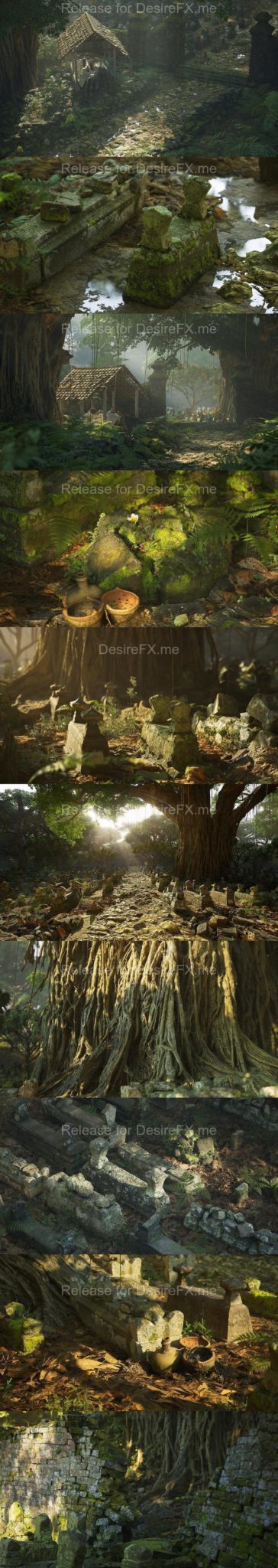 Desire FX 3d models | Graveyard Pack – Unreal Engine