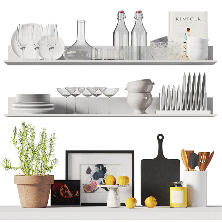 Desire FX 3d models | Kitchen Decor Set 16 – 3D Model