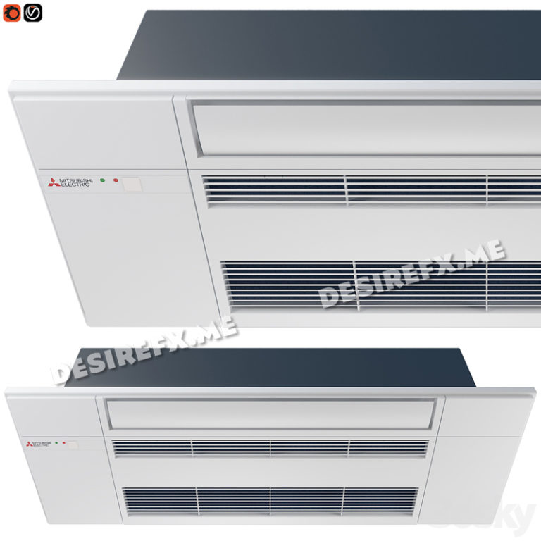 Desire FX 3d models | Mitsubishi Electric One-way Ceiling Cassette ...