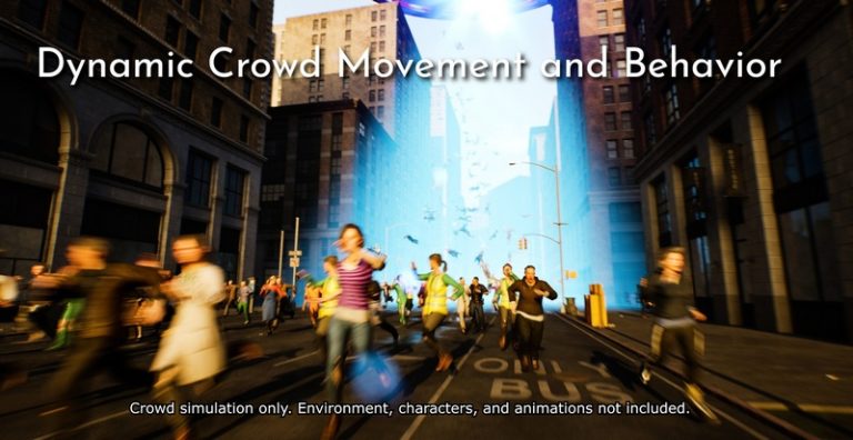 Desire FX 3d models | OverCrowd – Massive Crowd Simulation – Unreal Engine
