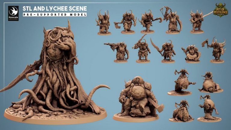Desire FX 3d models | Rescale Miniatures – Pit of Pestilence Volume II ...