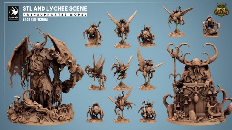 Desire FX 3d models | Rescale Miniatures – Pit of Pestilence Volume II ...
