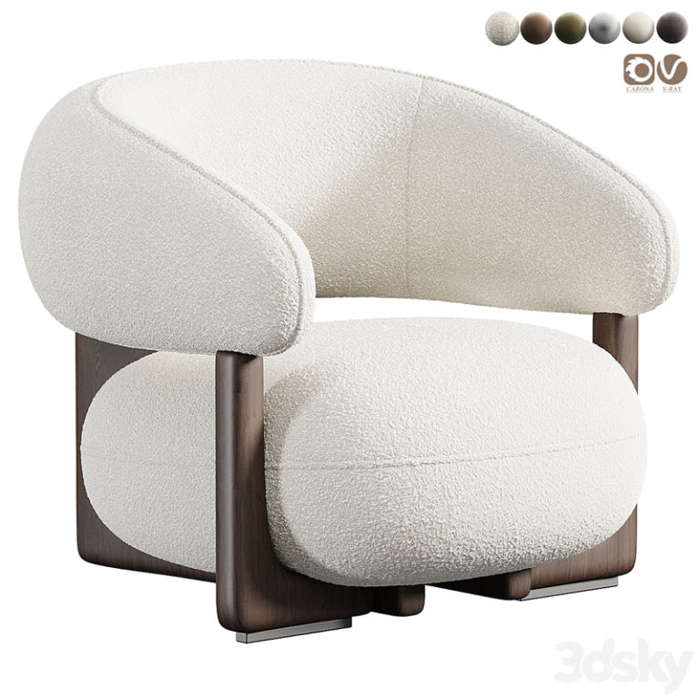 Desire FX 3d models | Ruby Lounge Chair Cattelan Italia – 3D Model