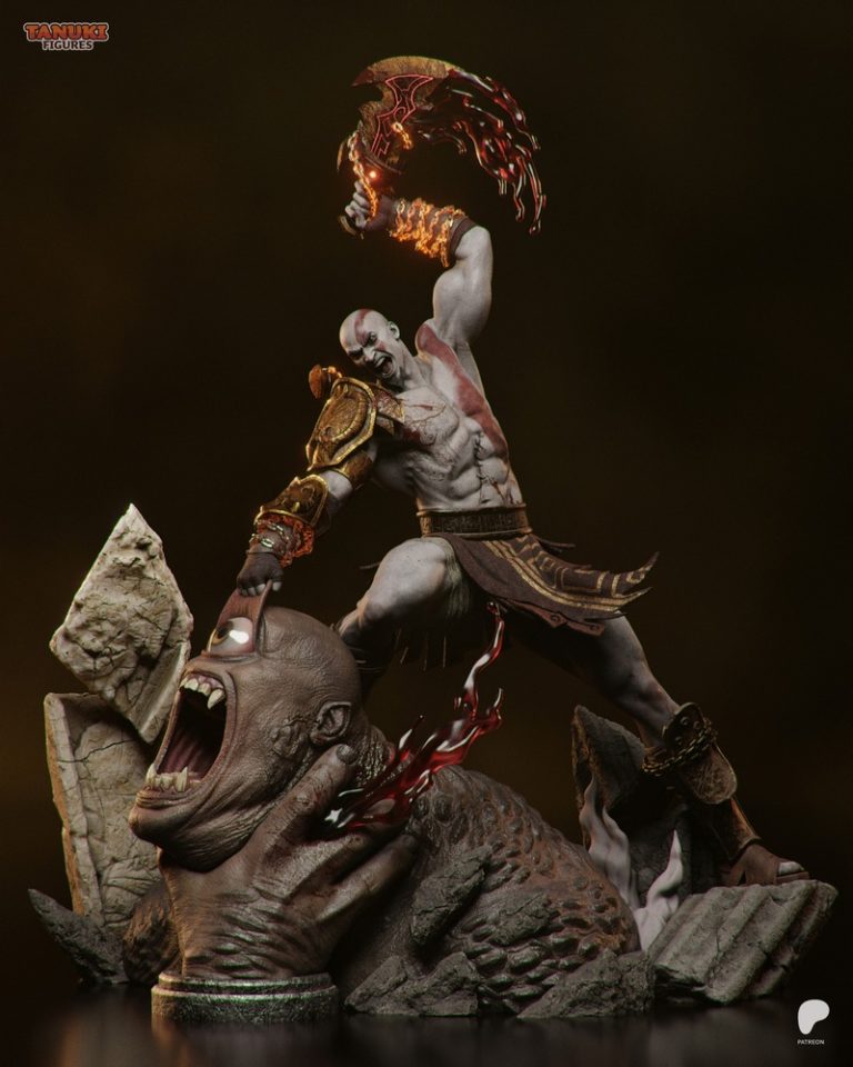 Desire FX 3d models | Tanuki Figures – Kratos – God of War – 3D Print Model