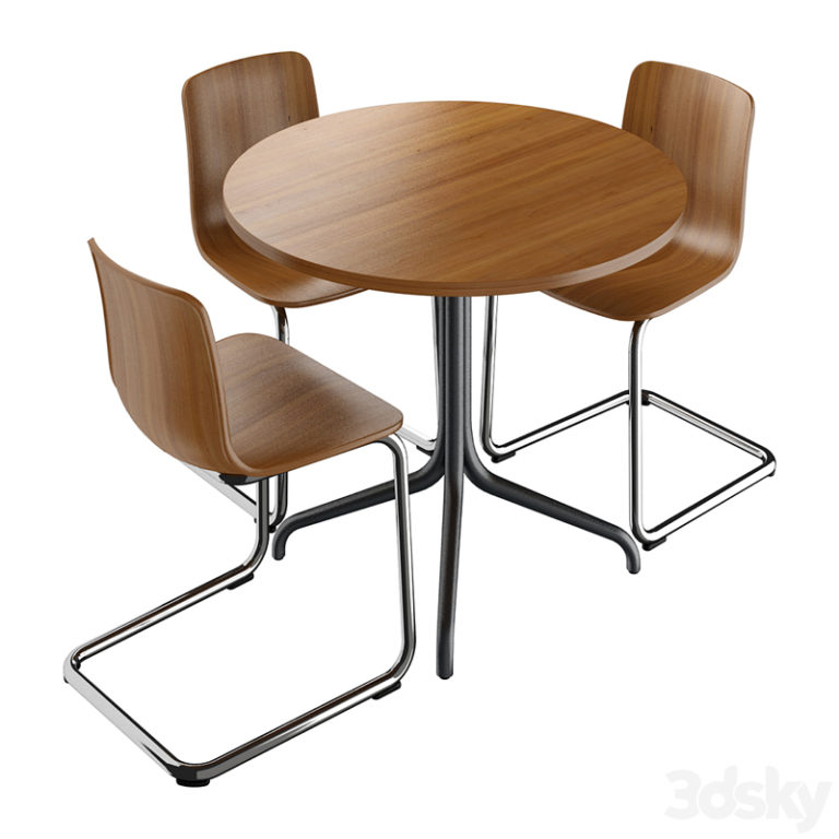 Desire FX 3d models | Vitra HAL Cantilever & Vitra Belleville Table ...