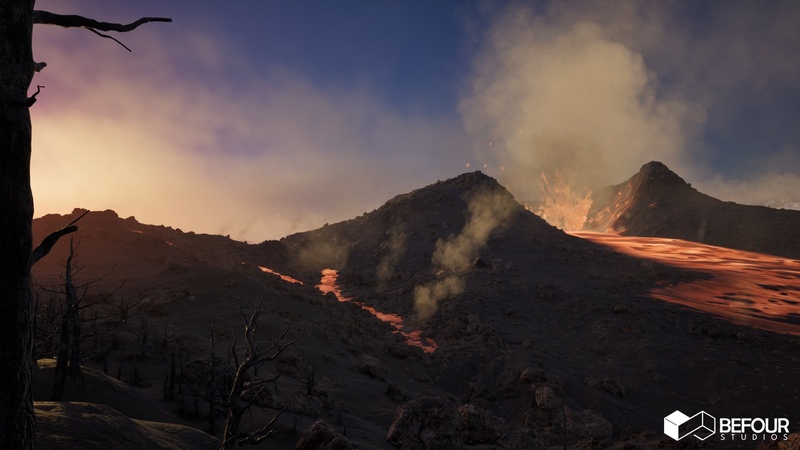 Desire FX 3d models | Volcano Land Environment – Unreal Engine
